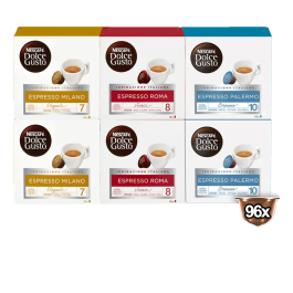Zestaw 6 opakowań Włoskie inspiracje kapusłki NESCAFÉ® Dolce Gusto